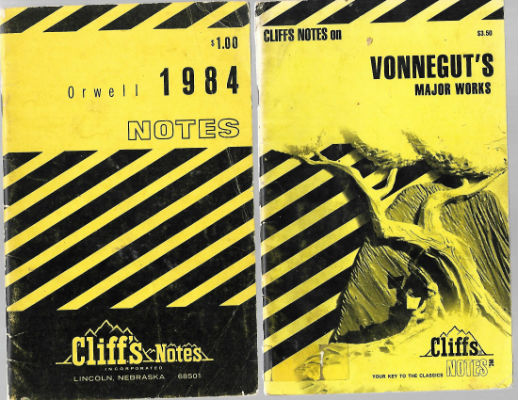 Lot of 8 vintage Cliffs notes