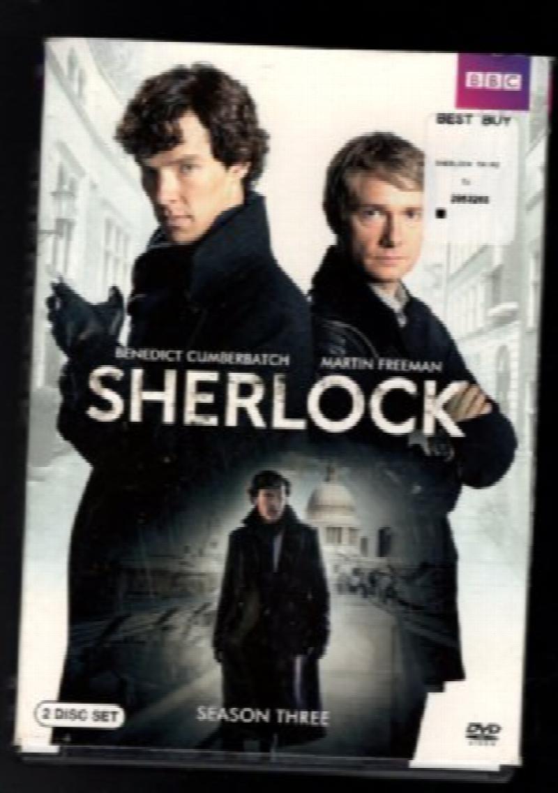 Sherlock Season 3 Dvd Cover